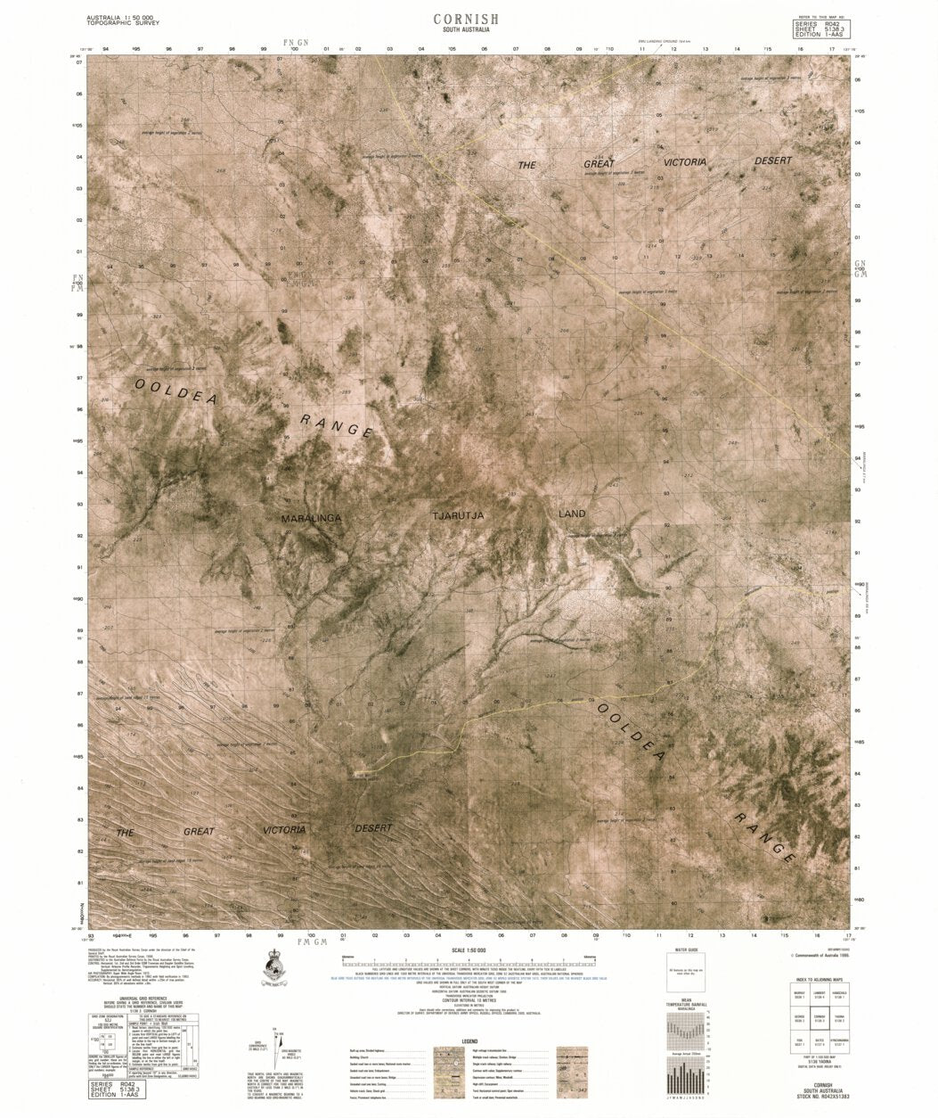 Cornish (5138-3) Map by Geoscience Australia | Avenza Maps