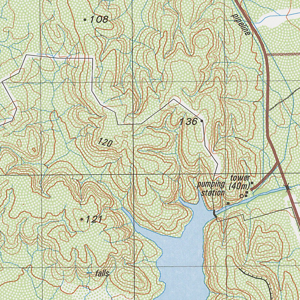 Manton Dam (5172-3) Map by Geoscience Australia | Avenza Maps