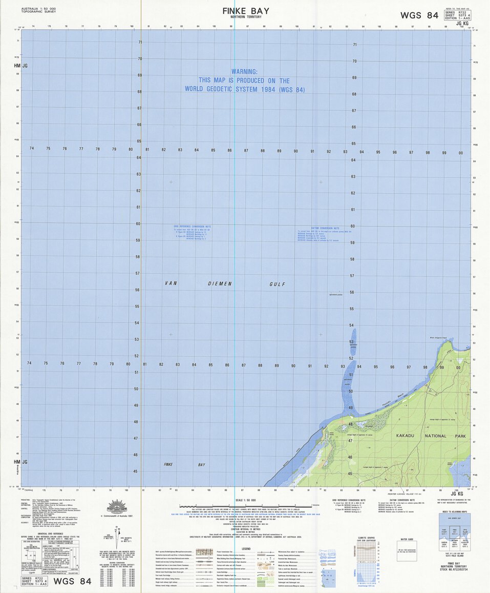 Finke Bay (5373-4) Map by Geoscience Australia | Avenza Maps