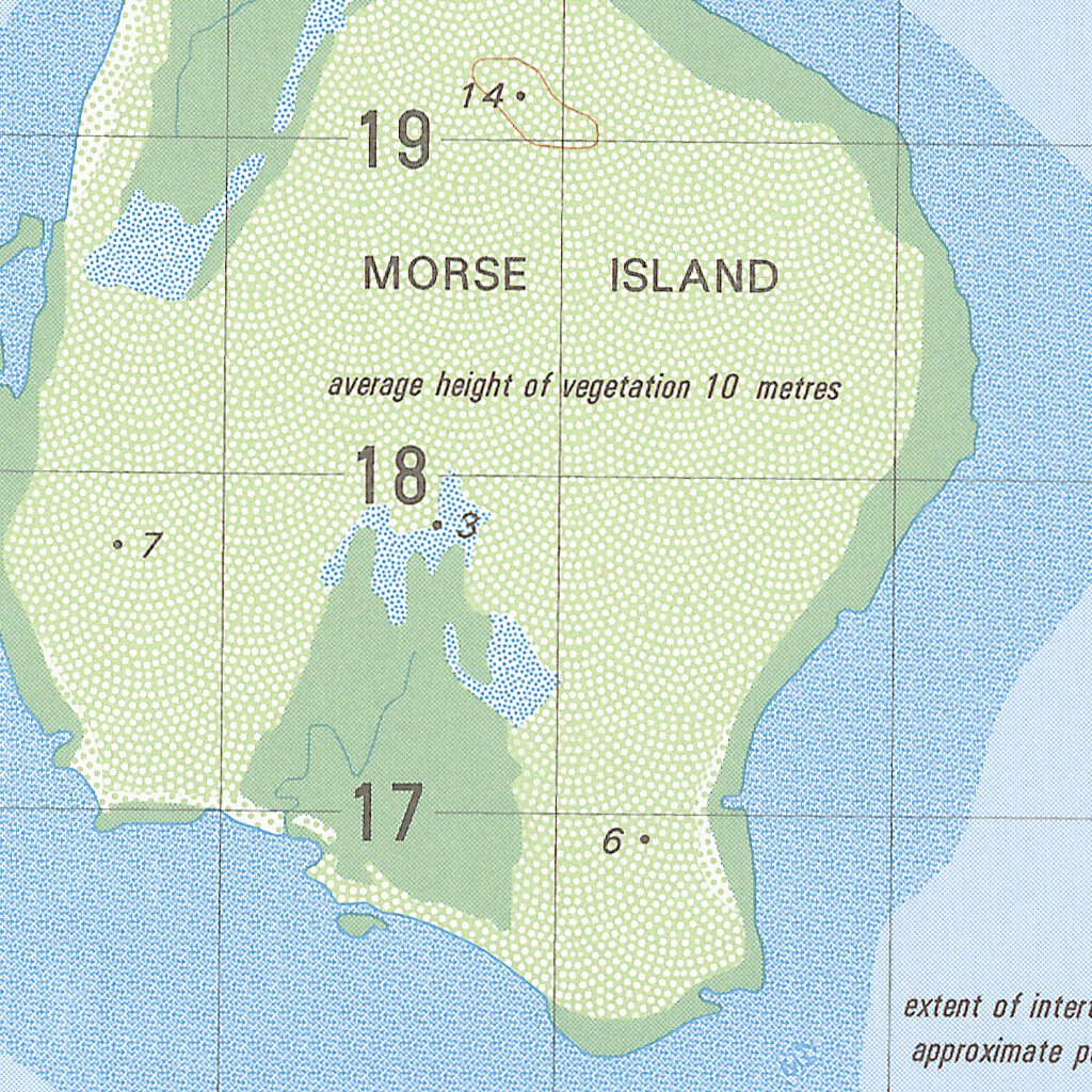 Morse Island (5374-1) Map by Geoscience Australia | Avenza Maps