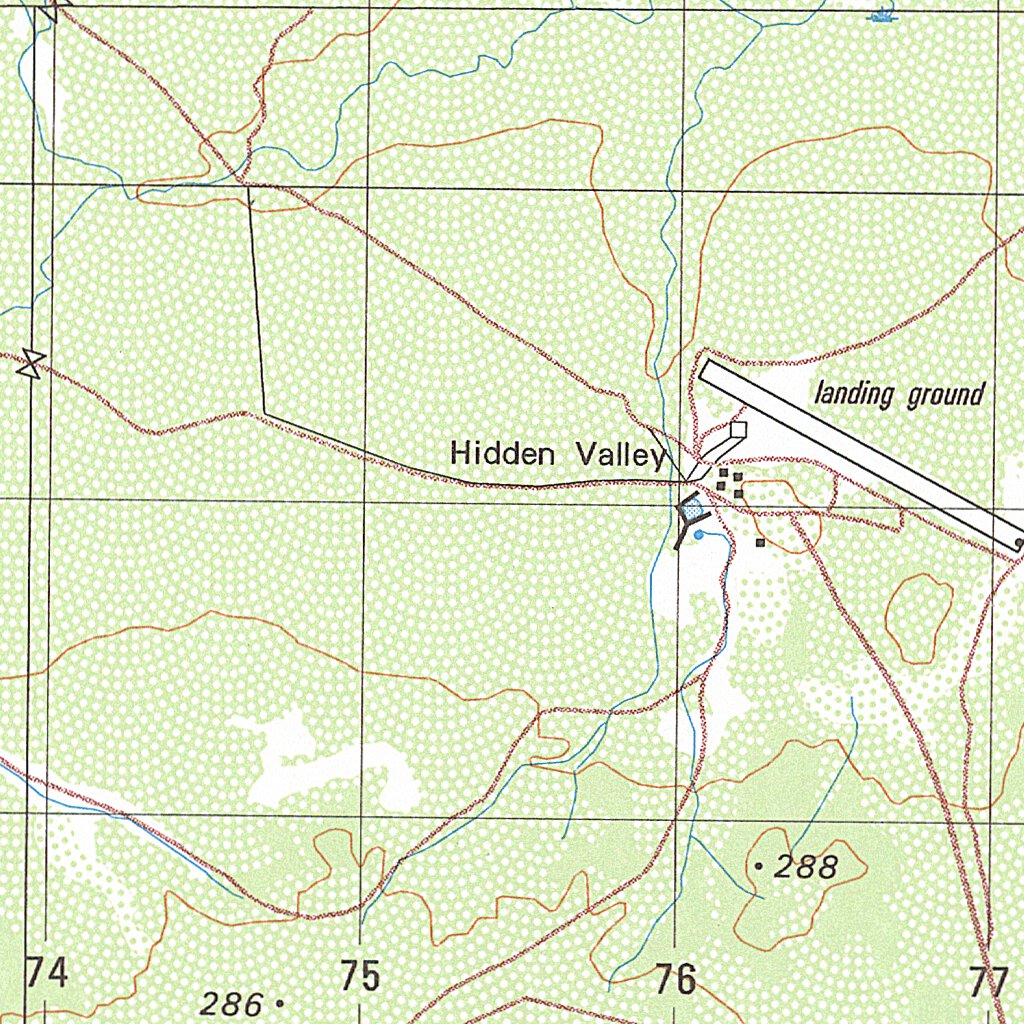 Hidden Valley (5464-1) Map by Geoscience Australia | Avenza Maps