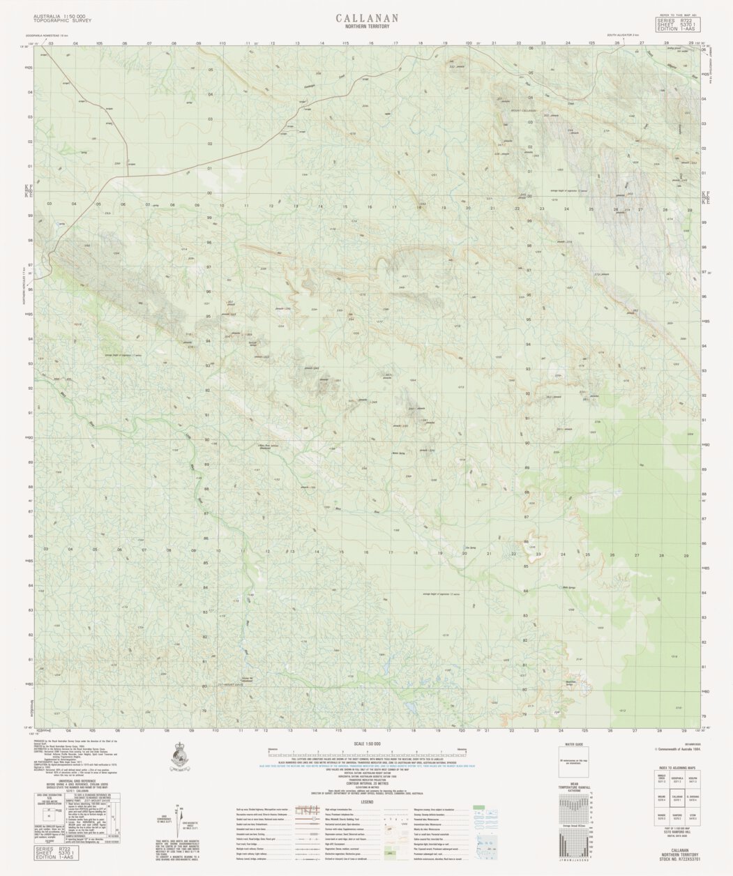 Callanan (5370-1) Map by Geoscience Australia | Avenza Maps