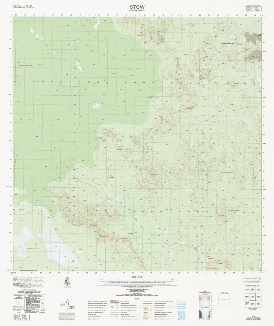Stow (5470-3) Map by Geoscience Australia | Avenza Maps