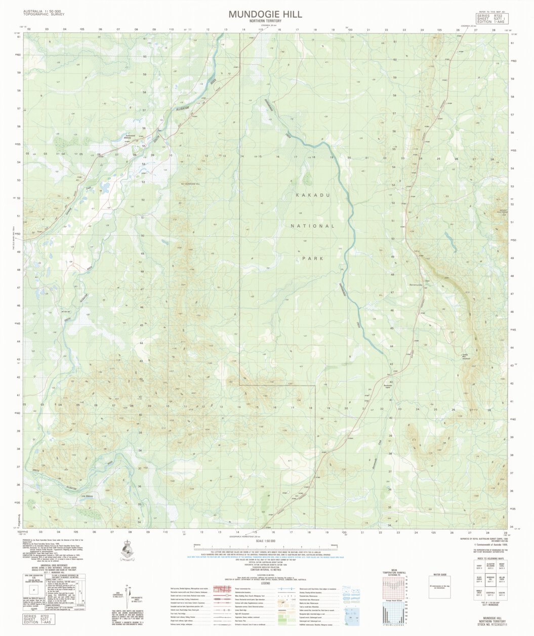 Mundogie Hill (5371-1) Map by Geoscience Australia | Avenza Maps
