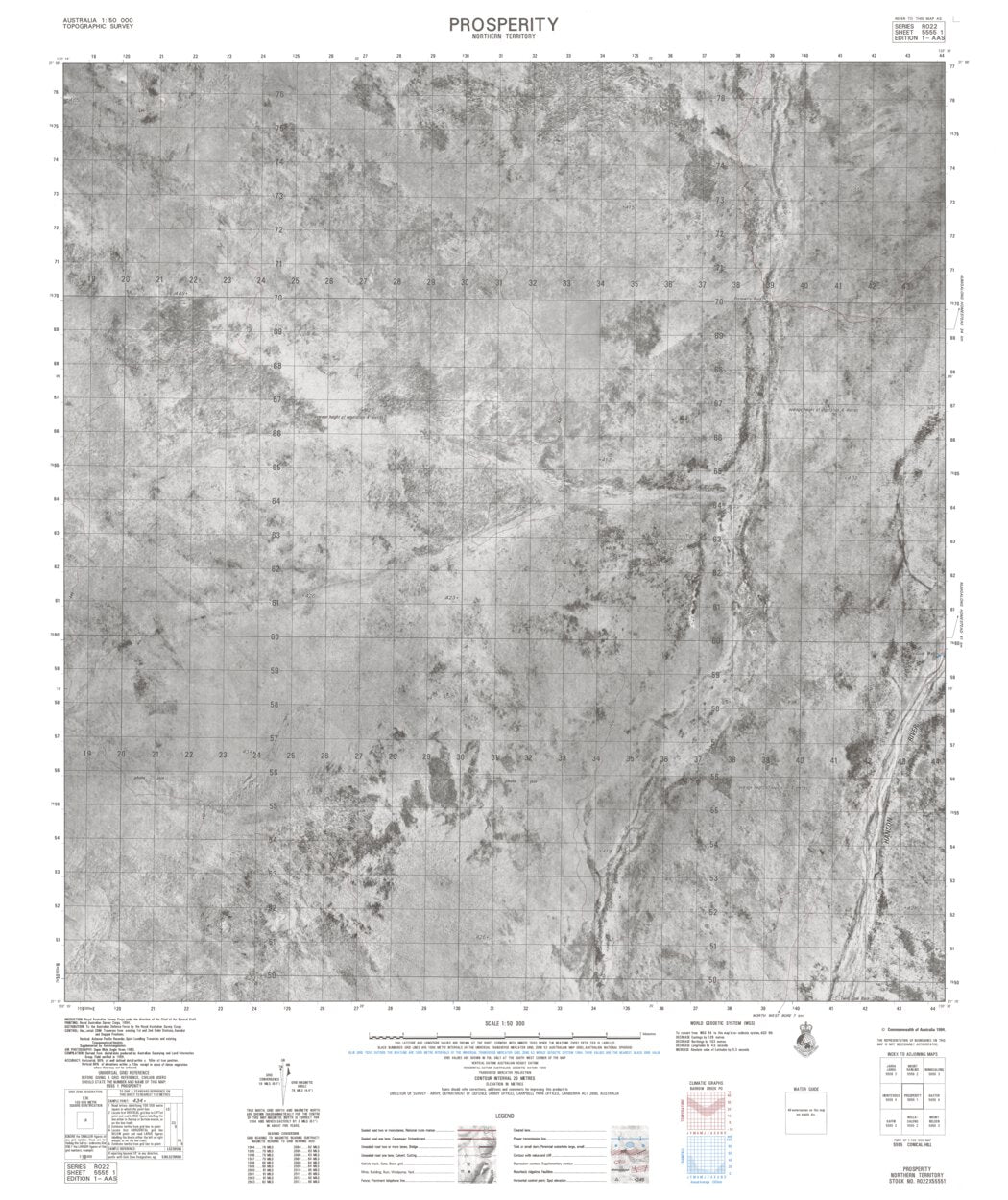 Prosperity (5555-1) Map by Geoscience Australia | Avenza Maps