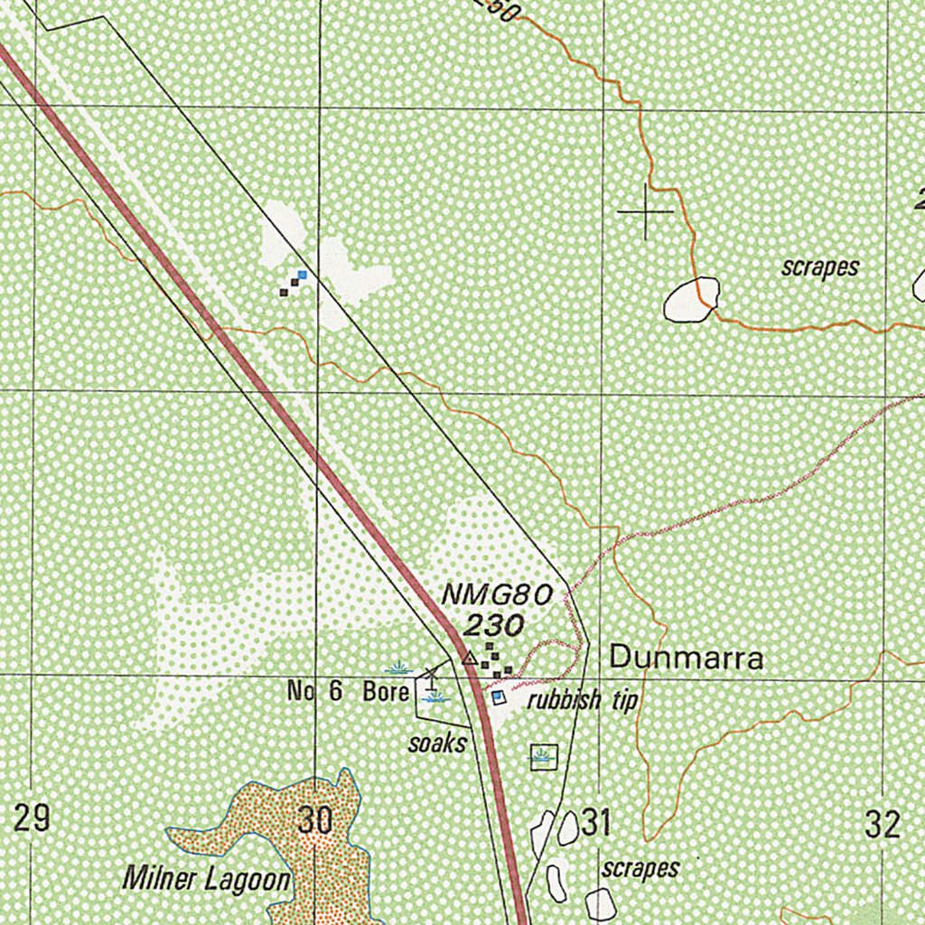 Dunmarra (5564-1) Map by Geoscience Australia | Avenza Maps