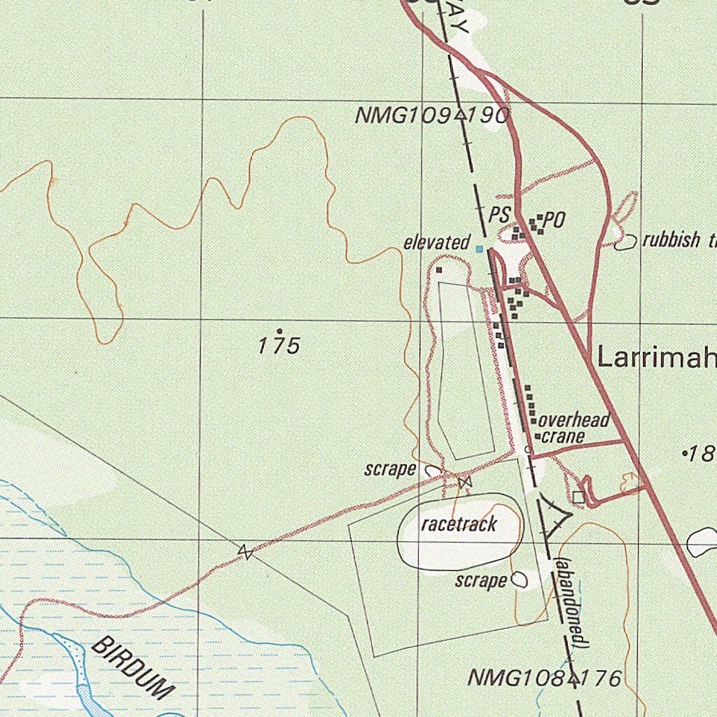 Larrimah (5566-4) Map by Geoscience Australia | Avenza Maps