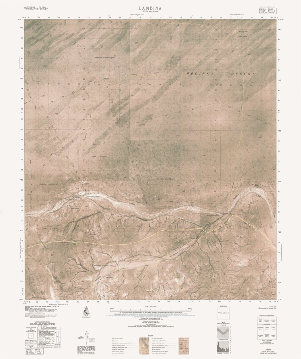 Lambina (5744-3) Map by Geoscience Australia | Avenza Maps