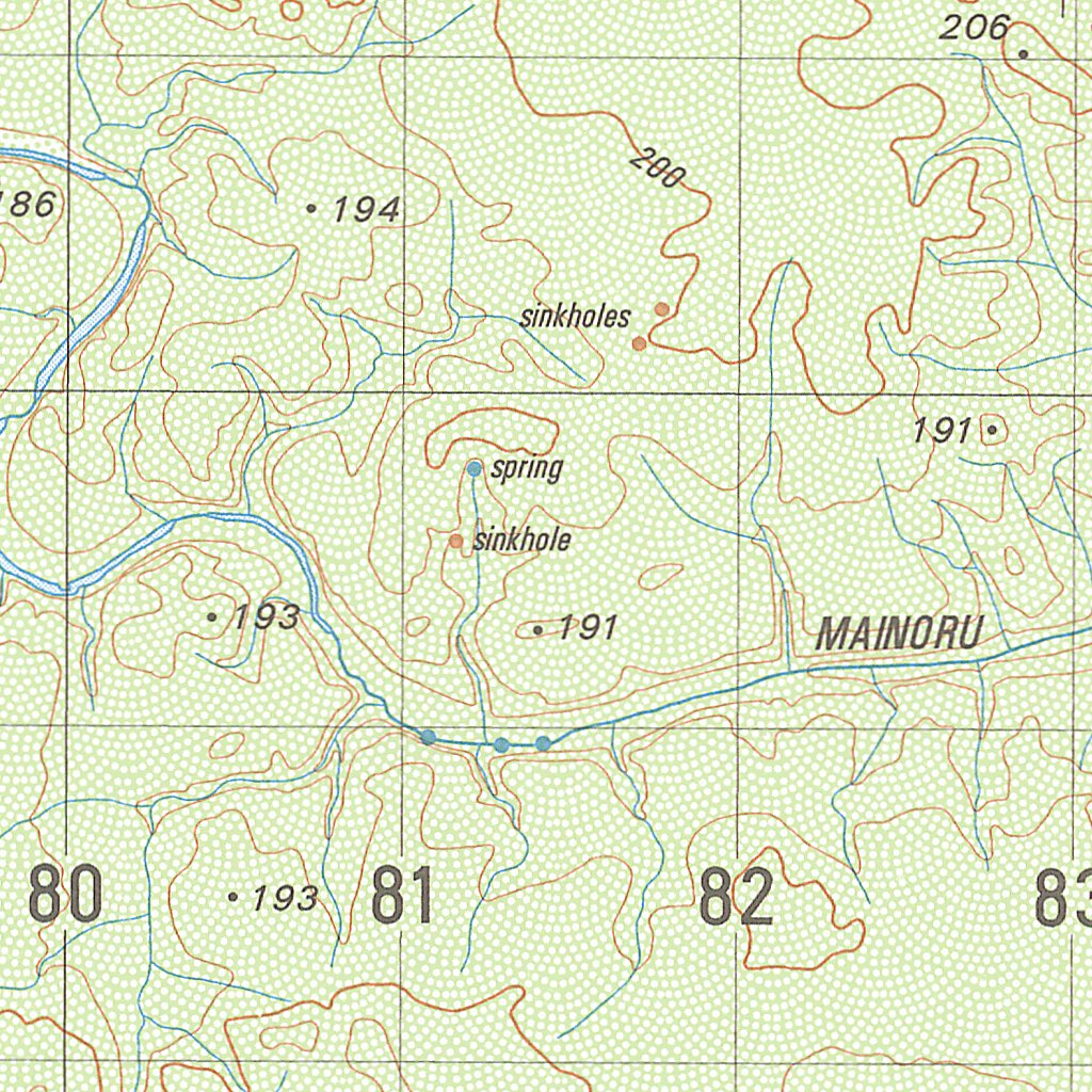 Mainoru (5670-2) Map by Geoscience Australia | Avenza Maps