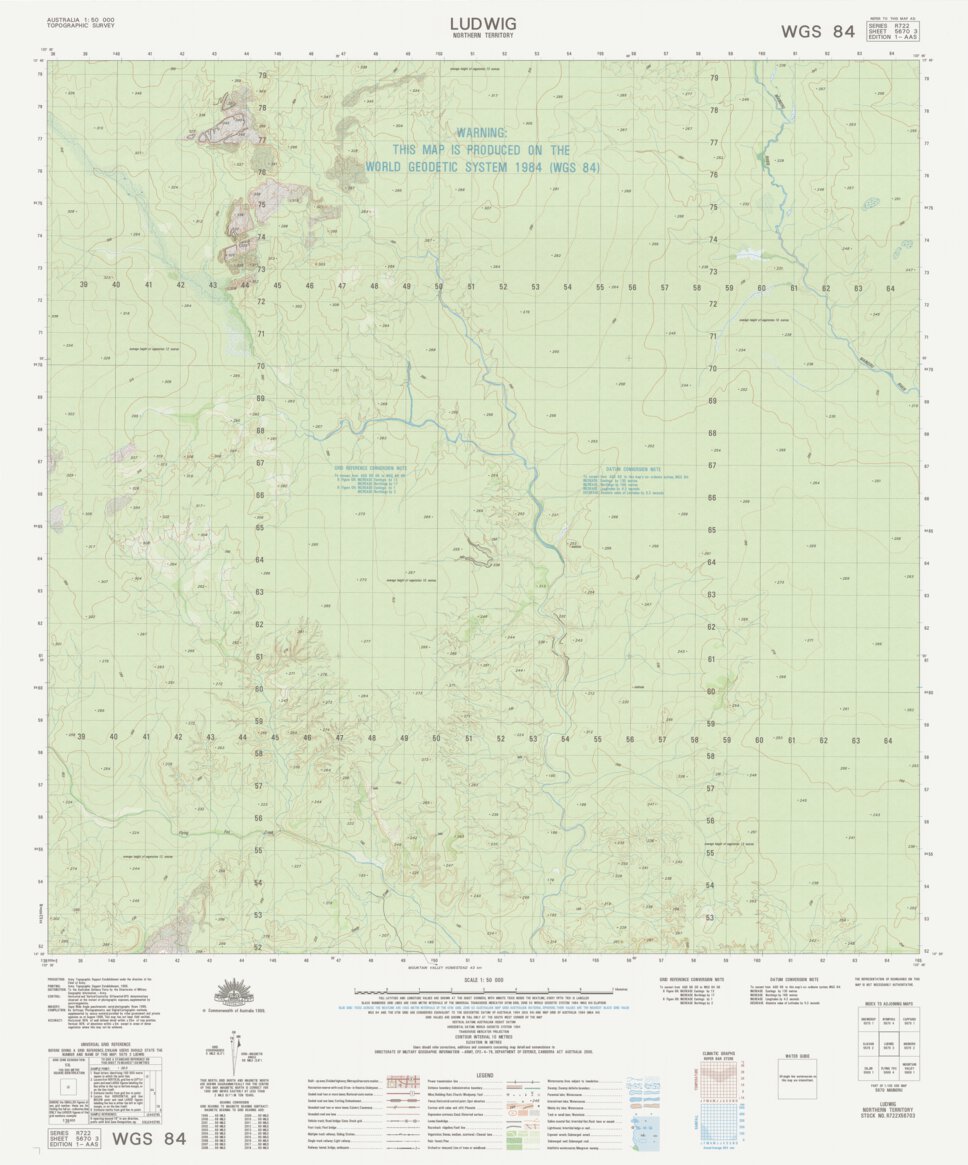 Ludwig (5670-3) Map by Geoscience Australia | Avenza Maps