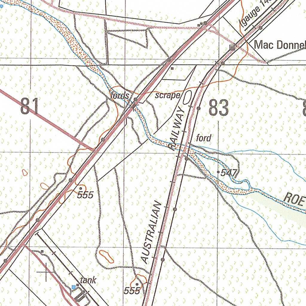Amoonguna (5650-2) Map by Geoscience Australia | Avenza Maps