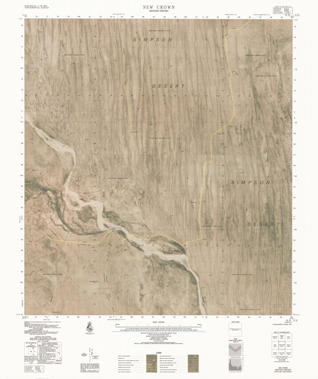 New Crown (5846-1) Map by Geoscience Australia | Avenza Maps
