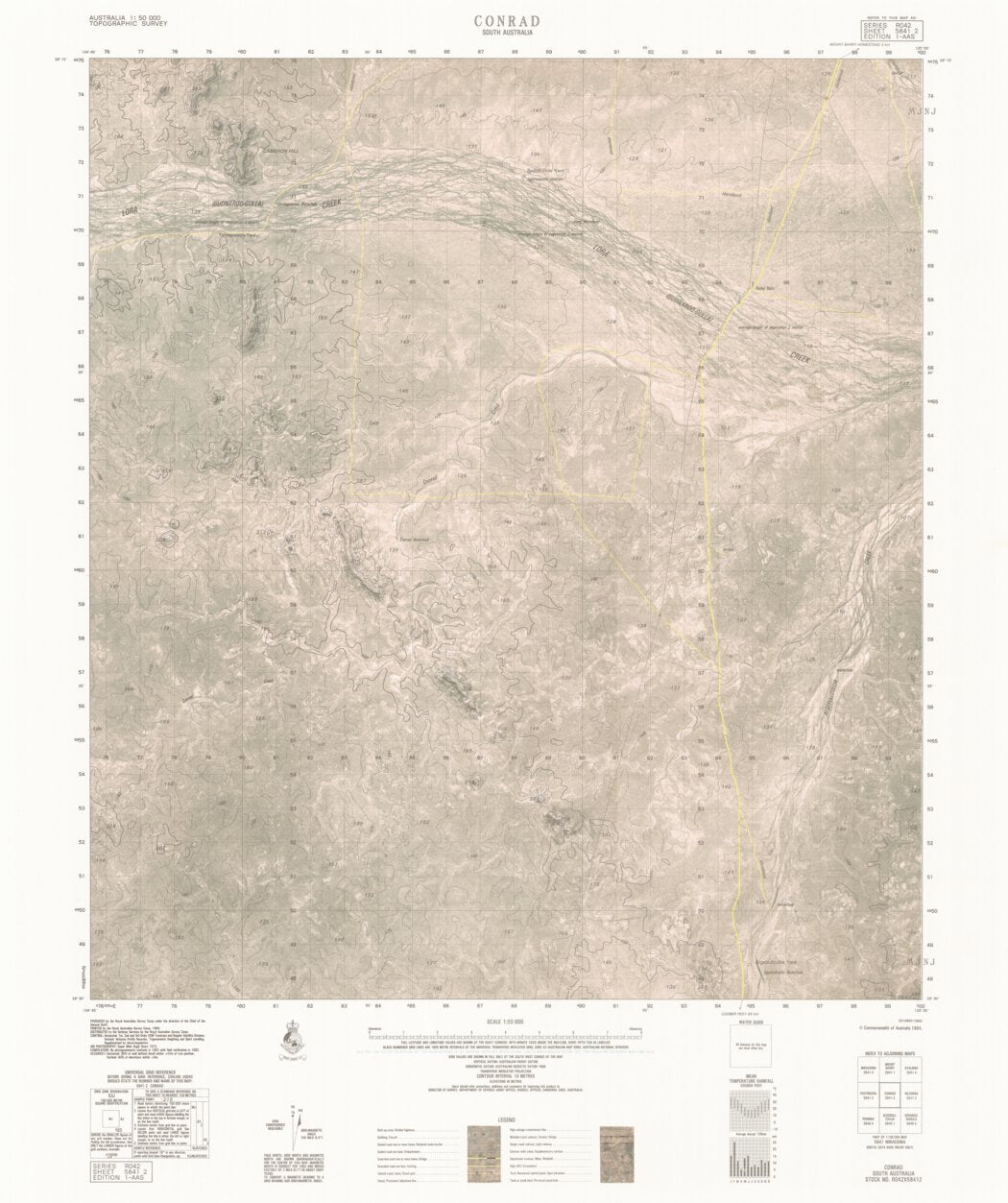 Conrad (5841-2) Map by Geoscience Australia | Avenza Maps