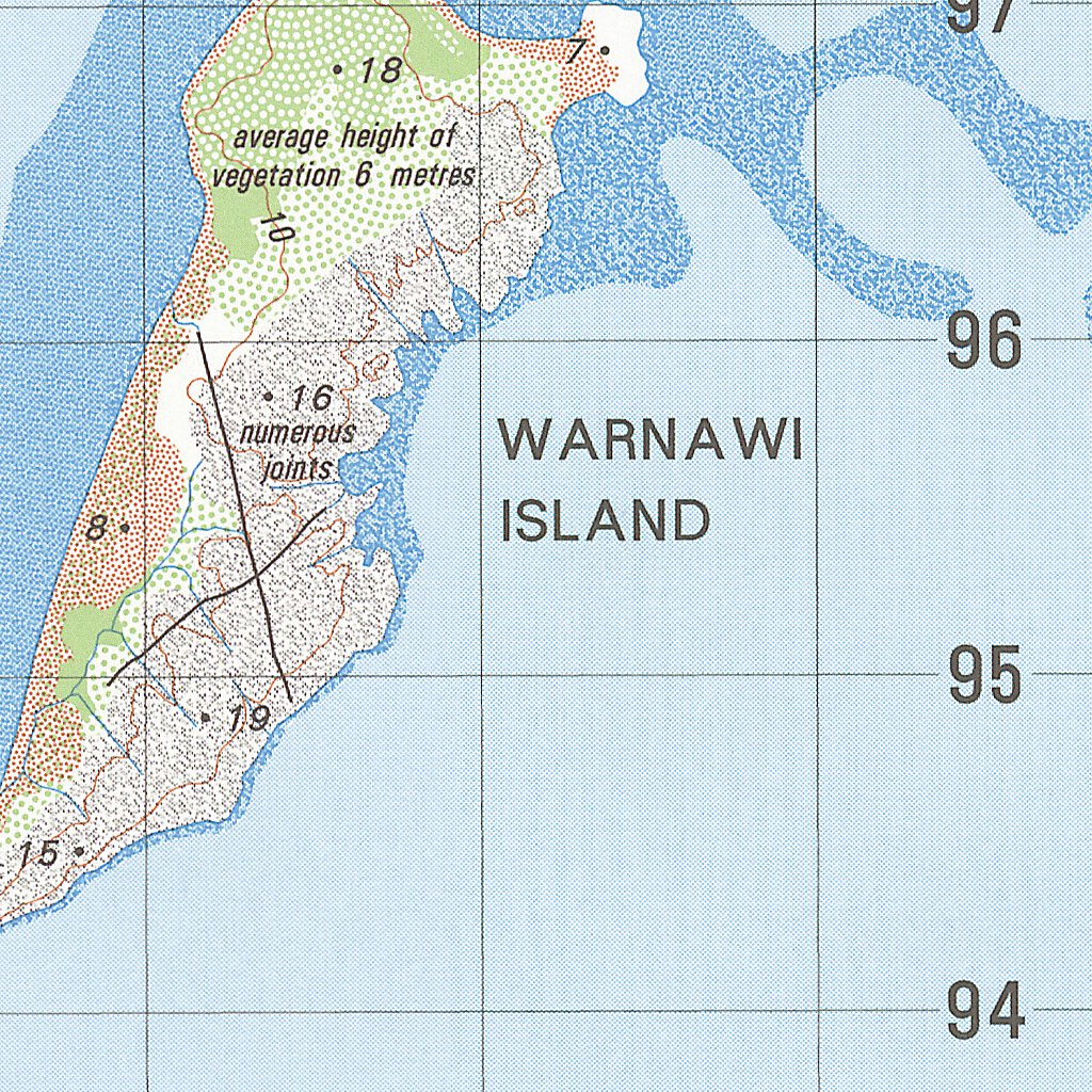 Warnawi (6174-3) Map by Geoscience Australia | Avenza Maps
