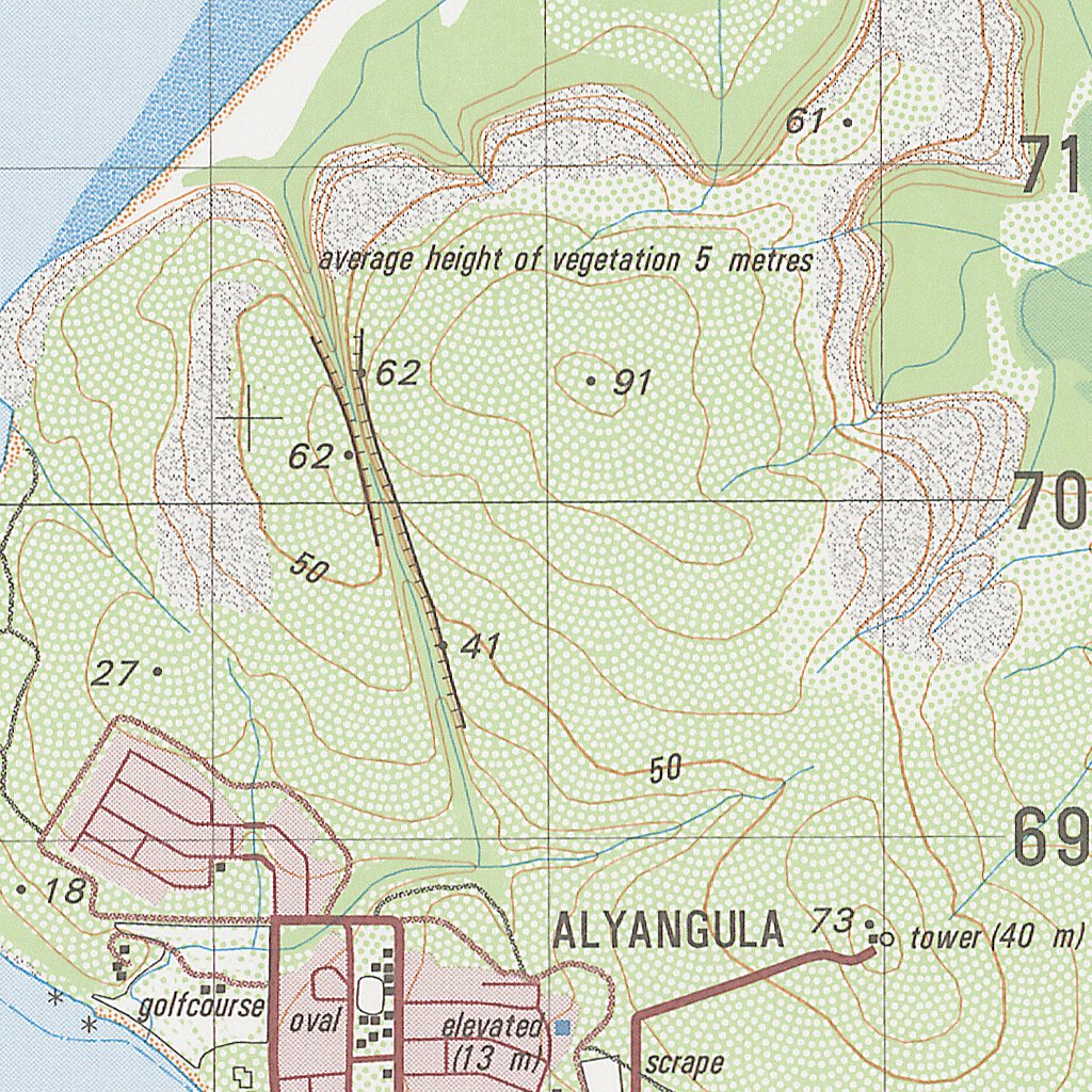 Alyangula (6170-2) Map by Geoscience Australia | Avenza Maps