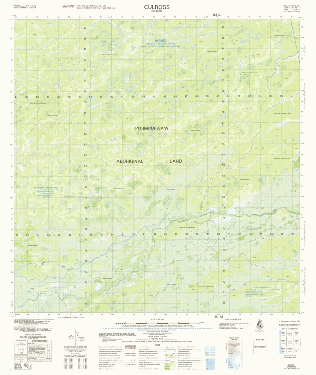 Culross (7268-1) Map by Geoscience Australia | Avenza Maps