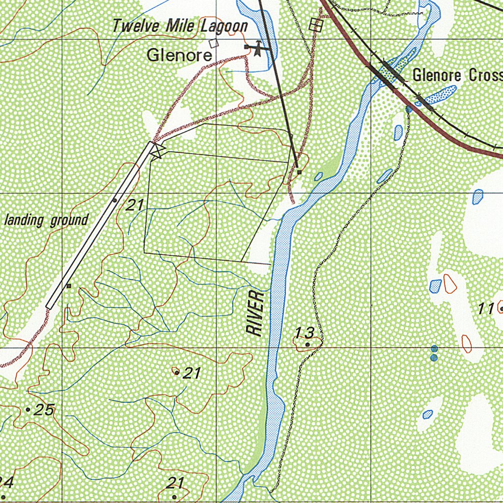 Glenore (7162-3) Map by Geoscience Australia | Avenza Maps