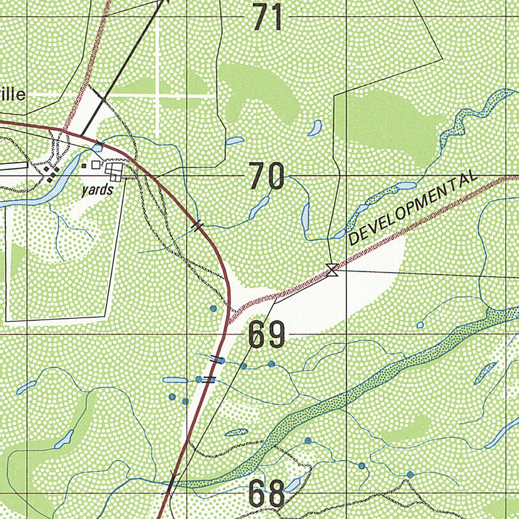 Double Lagoon (7163-3) Map by Geoscience Australia | Avenza Maps