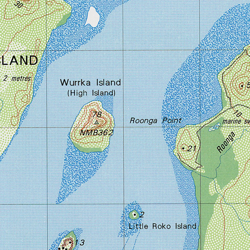 Horn Island (7376-1) Map by Geoscience Australia | Avenza Maps