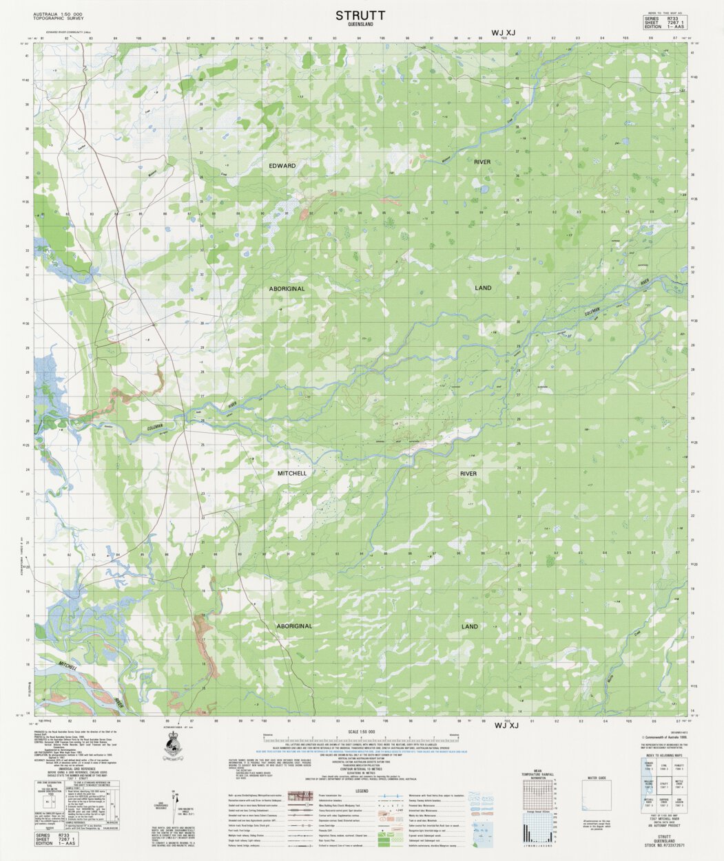 Strutt (7267-1) Map by Geoscience Australia | Avenza Maps