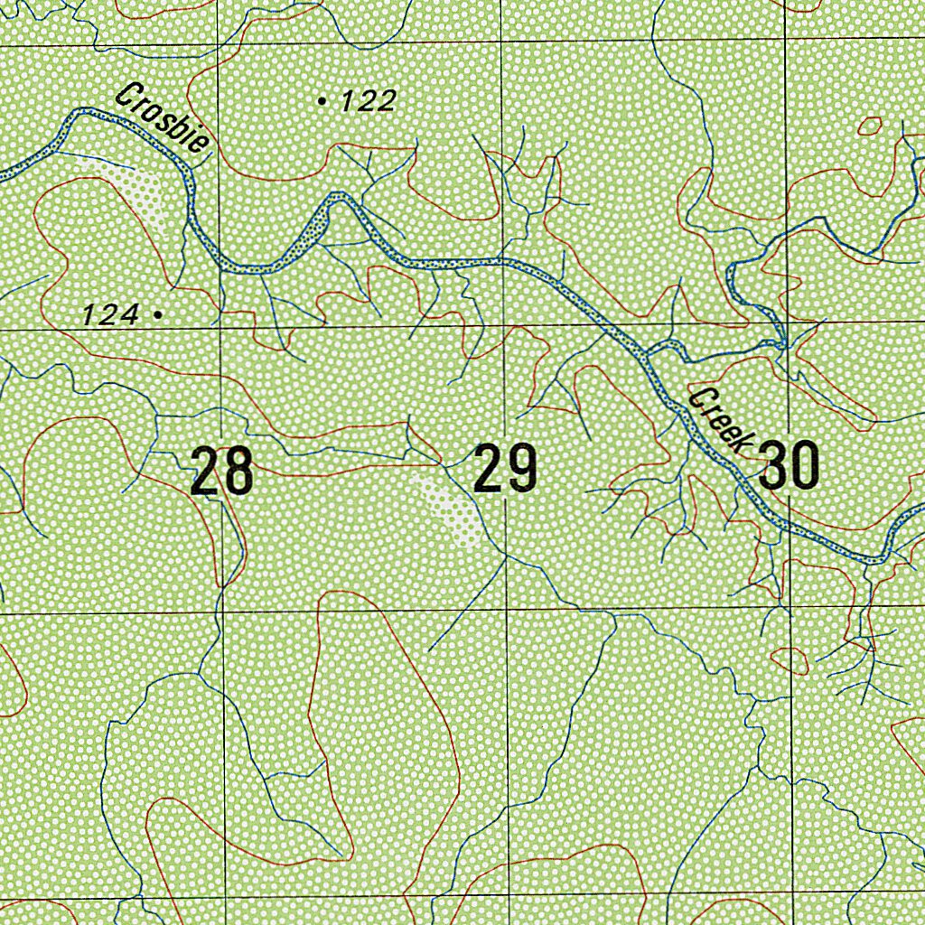 Seventy Mile Creek (7567-4) Map by Geoscience Australia | Avenza Maps