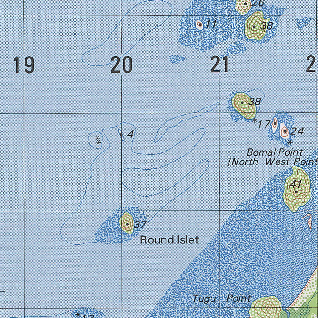 Badu Island (7377-4) Map by Geoscience Australia | Avenza Maps