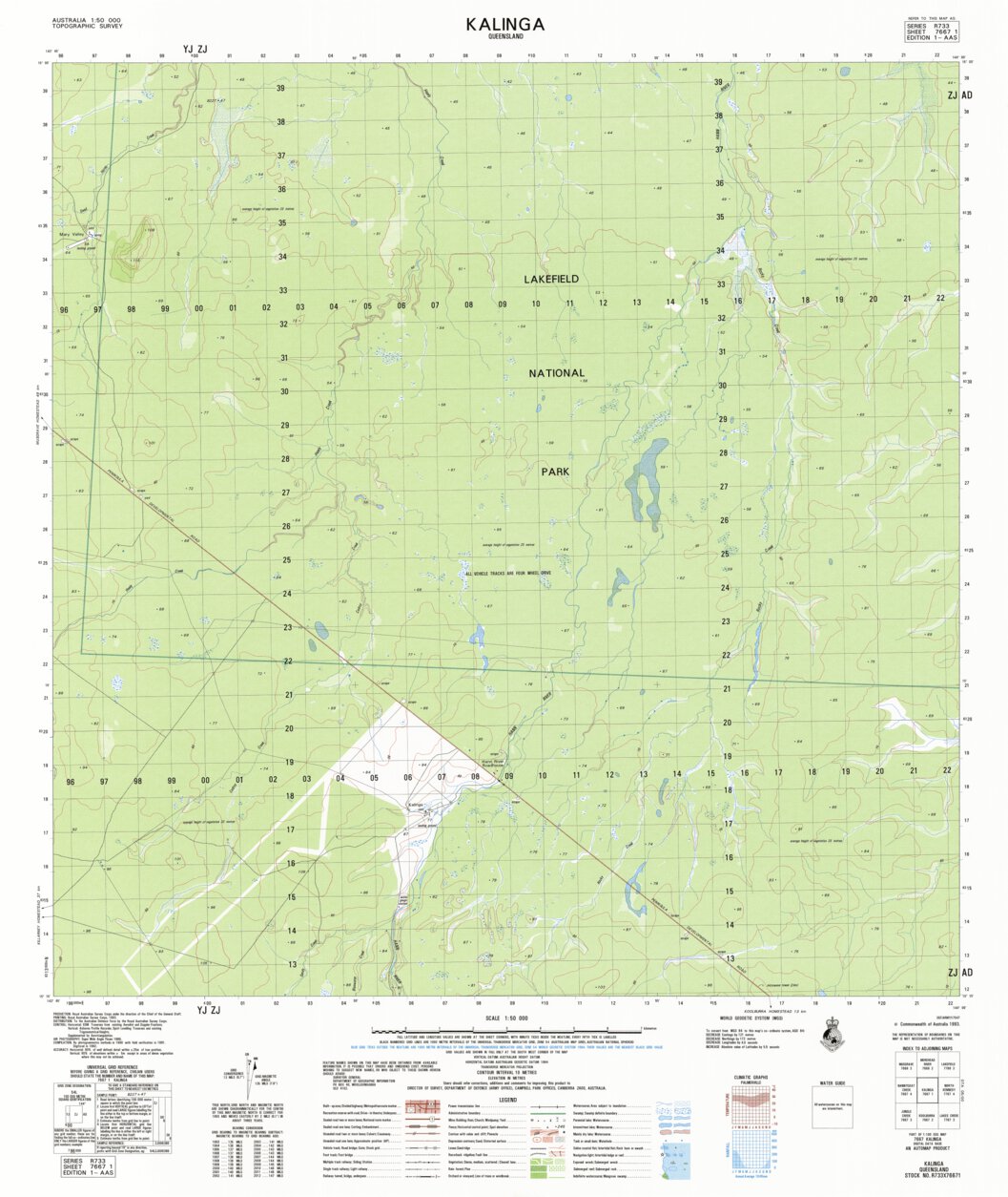 Kalinga (7667-1) Map by Geoscience Australia | Avenza Maps