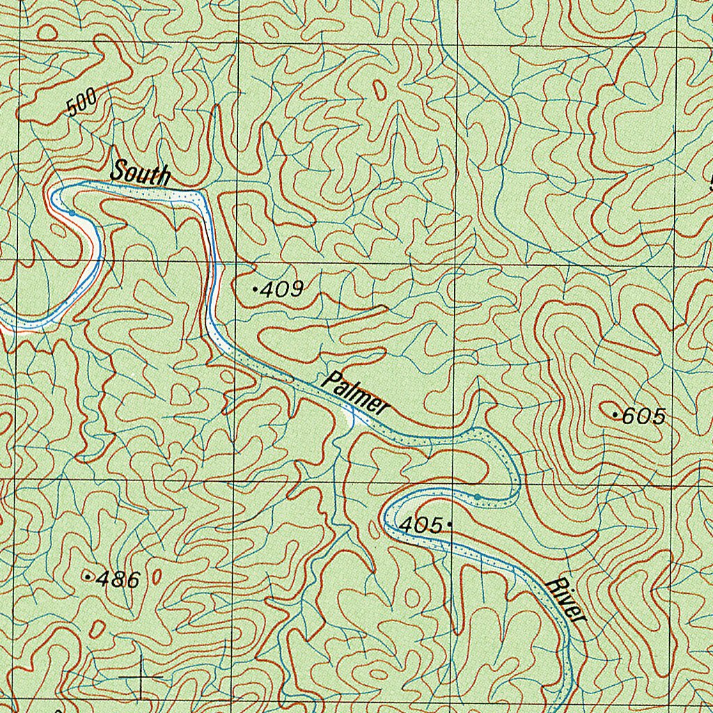South Palmer River (7865-4) Map by Geoscience Australia | Avenza Maps