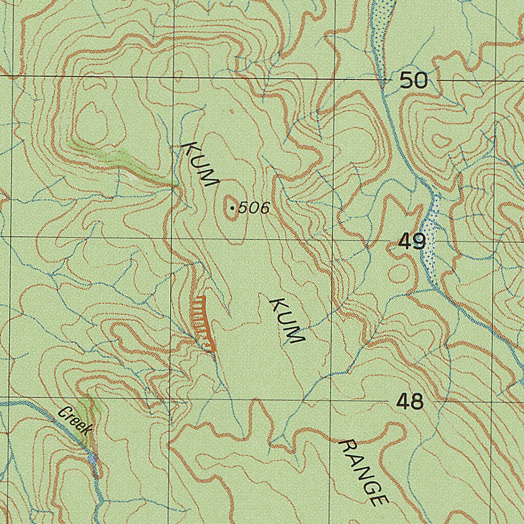 Big Watson Creek (7764-1) Map by Geoscience Australia | Avenza Maps