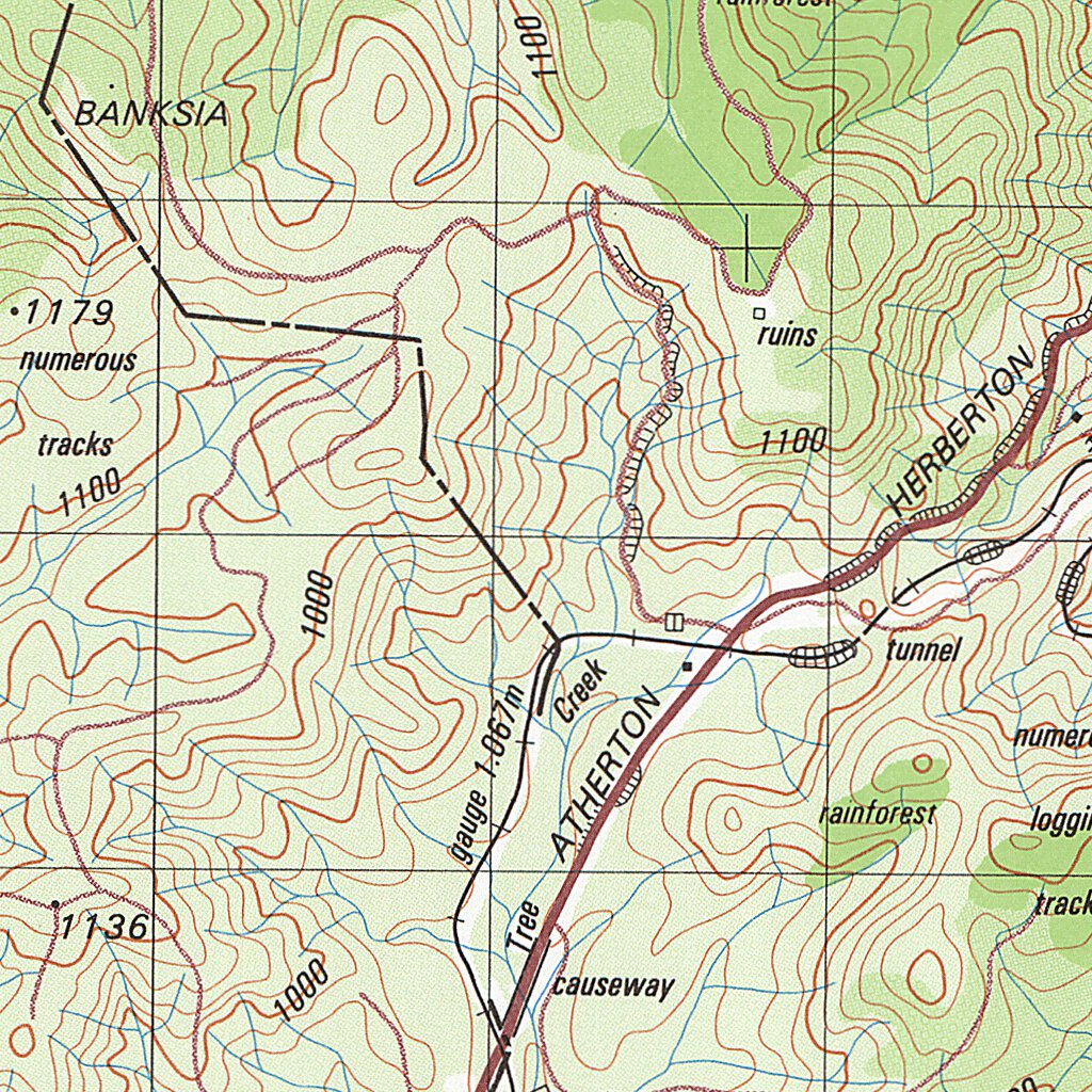 Atherton (7963-2) Map by Geoscience Australia | Avenza Maps