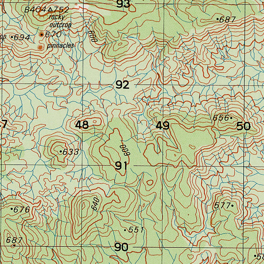 Mount Fullstop (8059-4) Map by Geoscience Australia | Avenza Maps