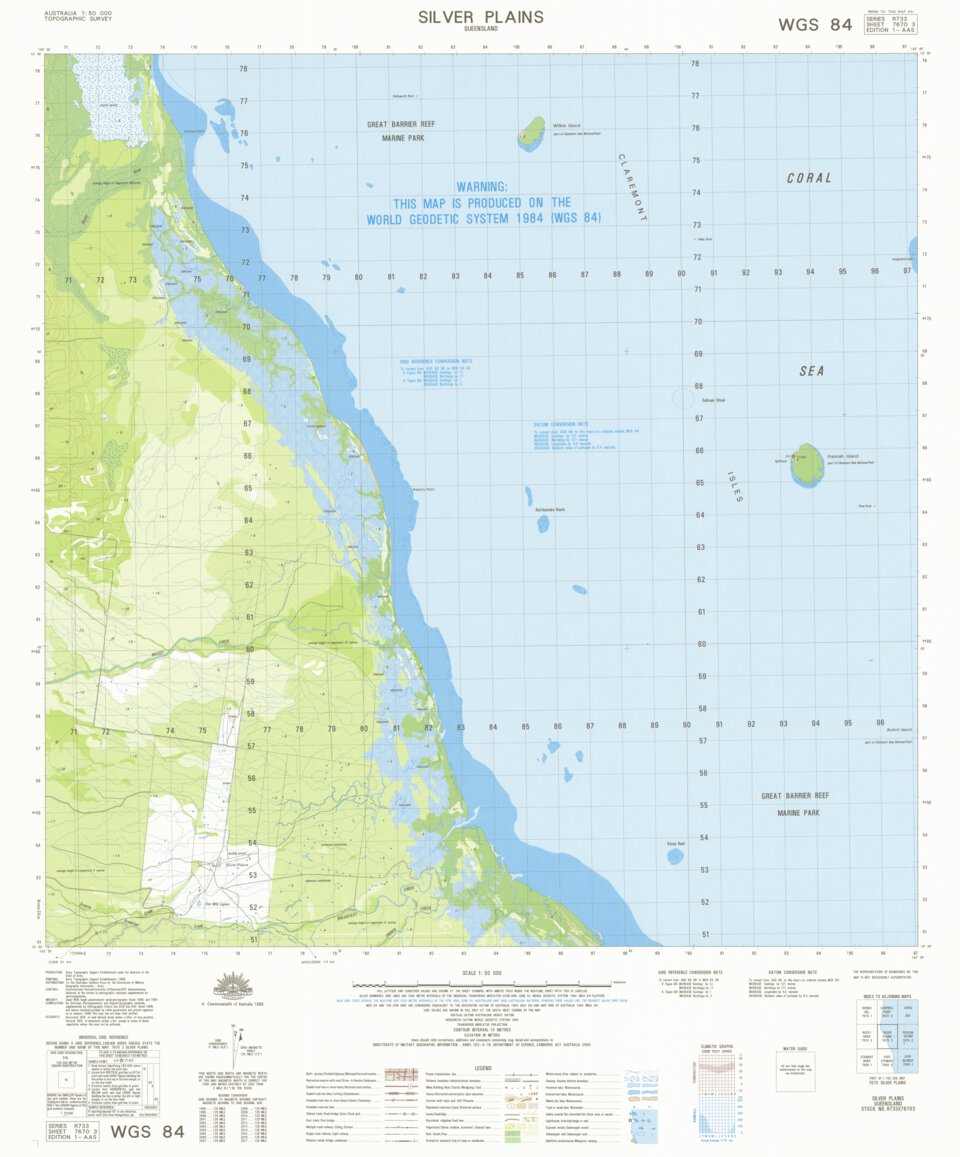 Silver Plains (7670-3) Map by Geoscience Australia | Avenza Maps