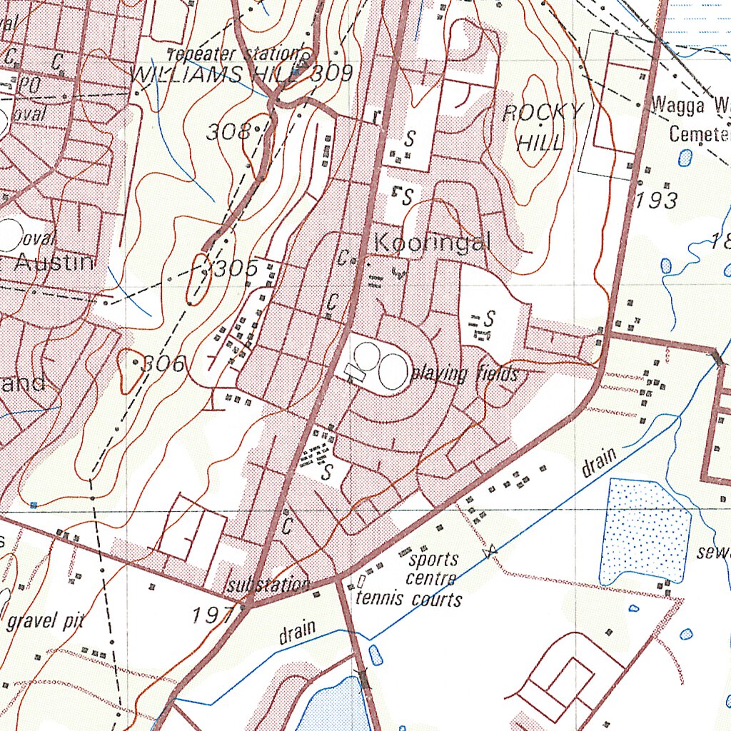 Wagga Wagga (8327-1) Map by Geoscience Australia | Avenza Maps