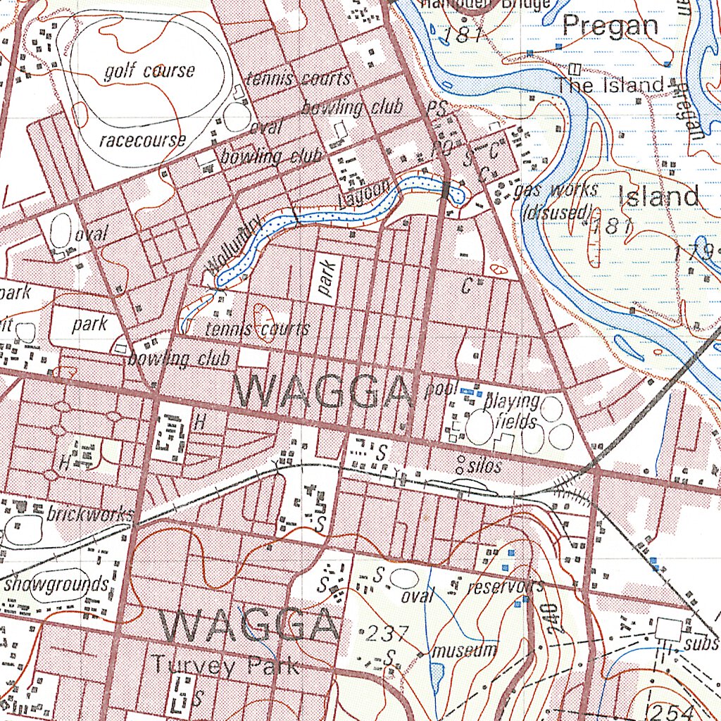 Wagga Wagga (8327-1) Map by Geoscience Australia | Avenza Maps