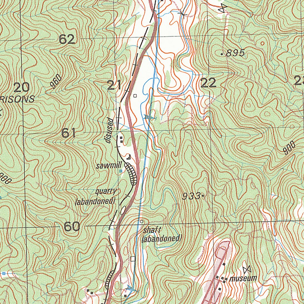 Captains Flat (8726-1) Map by Geoscience Australia | Avenza Maps