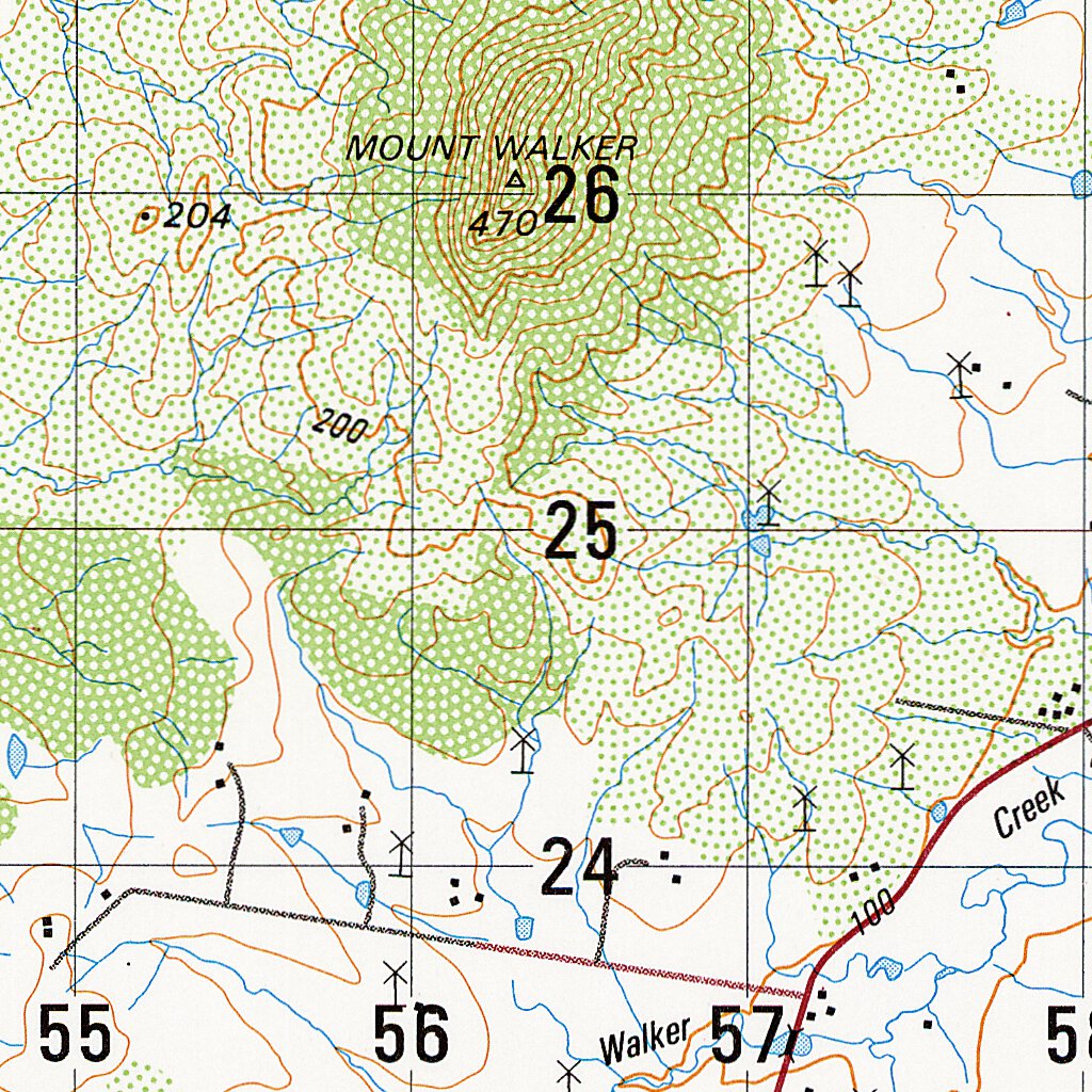 Harrisville (9442-3) Map by Geoscience Australia | Avenza Maps
