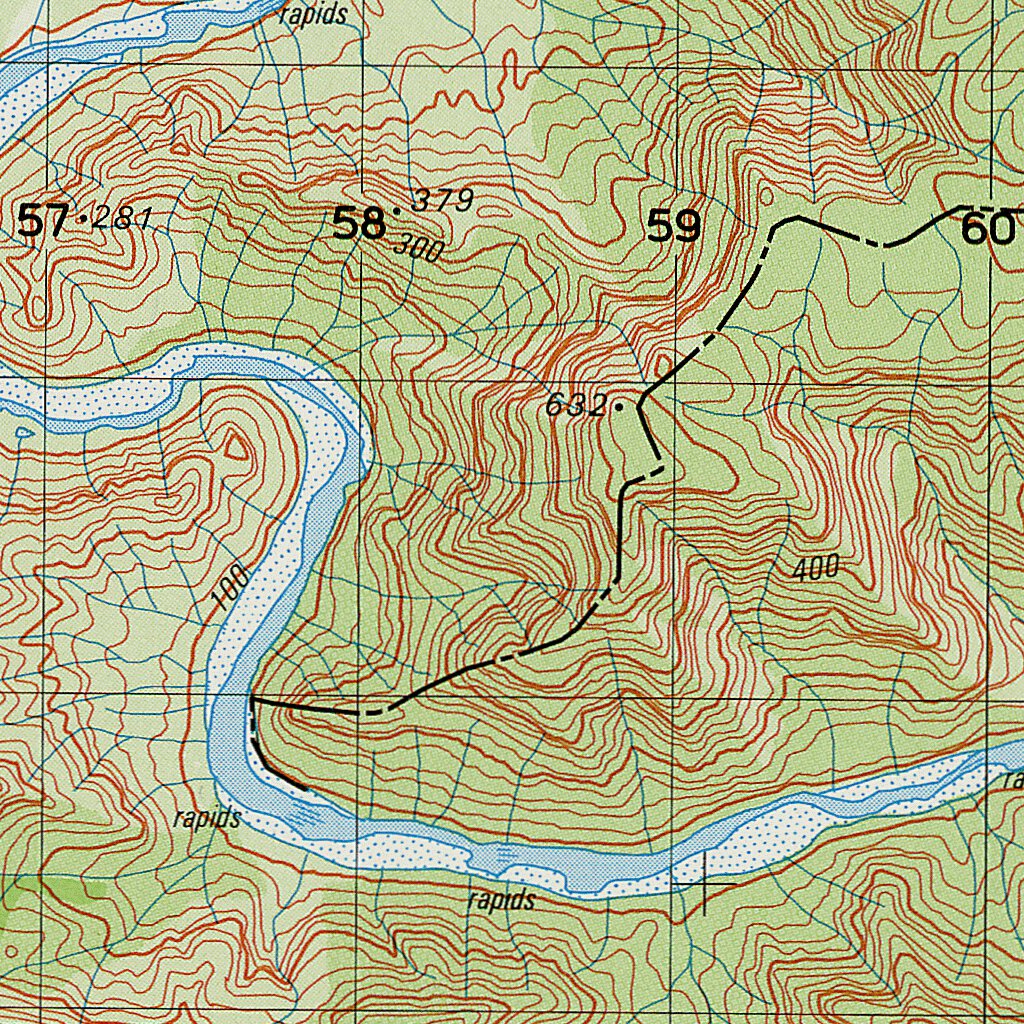 Black Burdekin River (8061-3) Map by Geoscience Australia | Avenza Maps