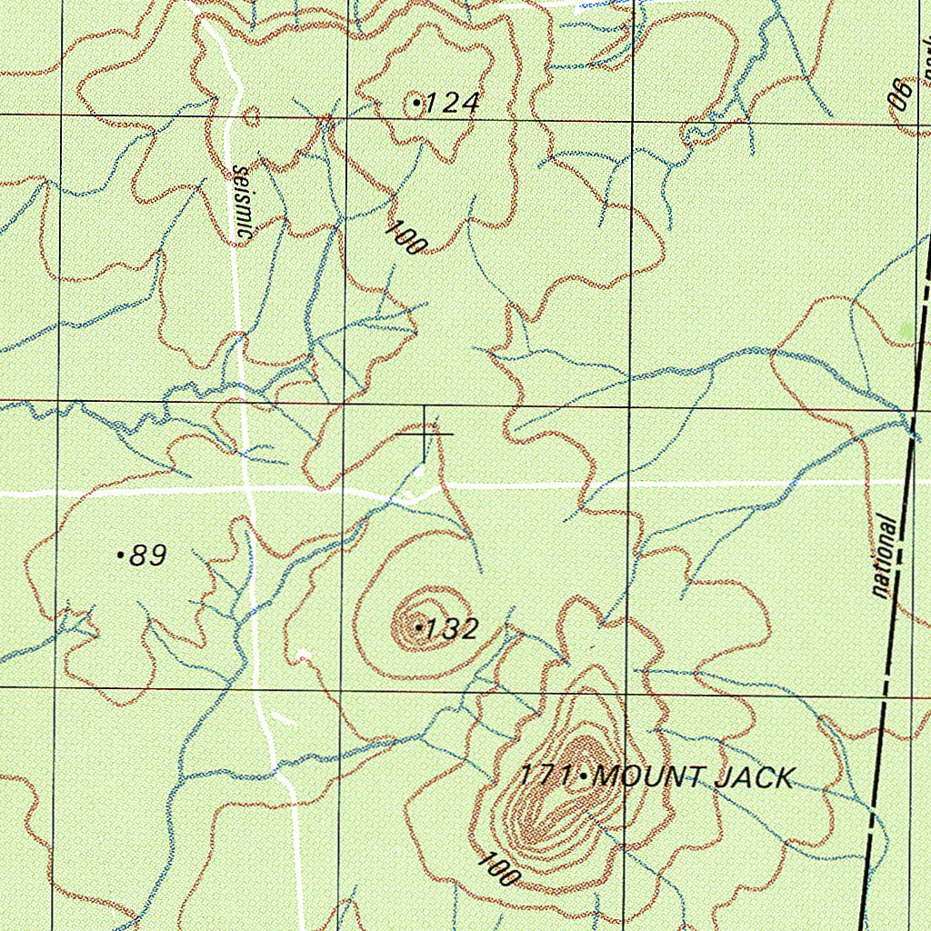 Mount Jack (7867-4) Map by Geoscience Australia | Avenza Maps