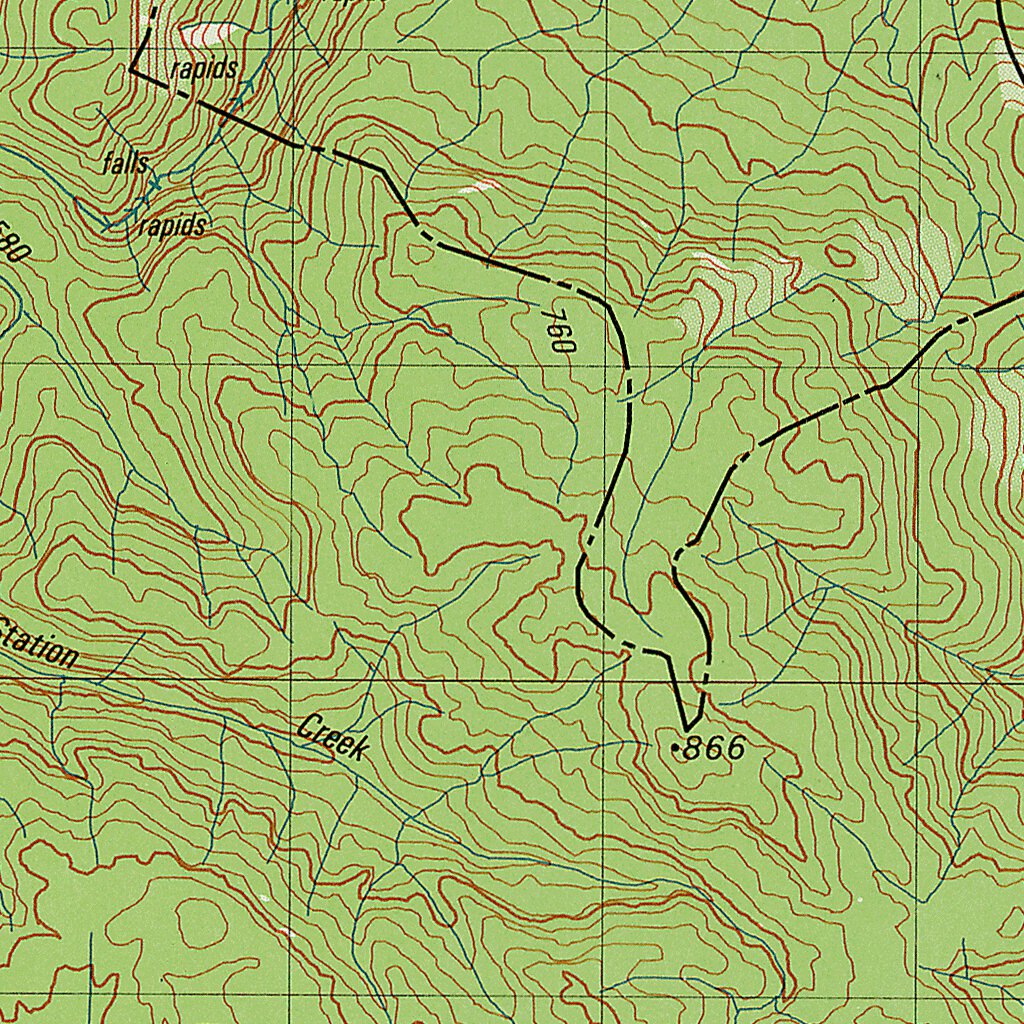 Mount Spec (8160-3) Map by Geoscience Australia | Avenza Maps