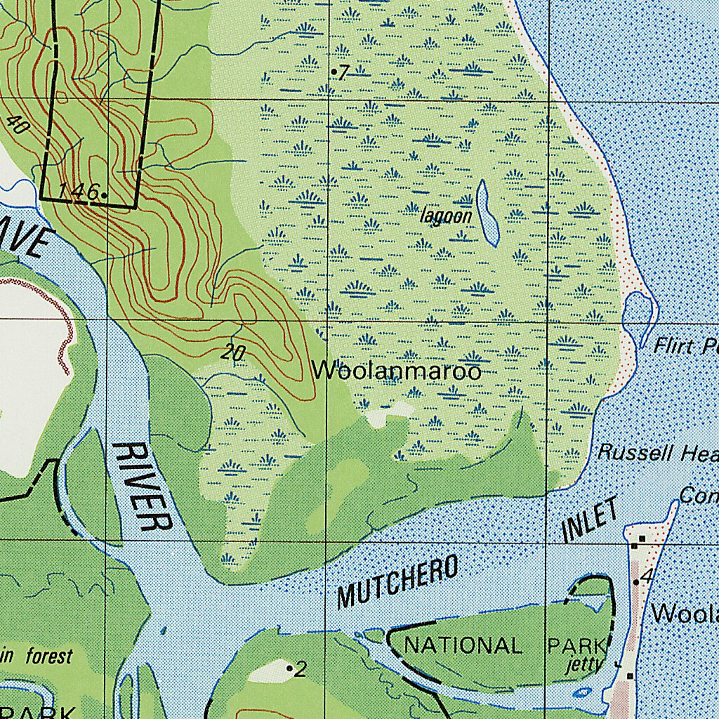 Gordonvale (8063-1) Map by Geoscience Australia | Avenza Maps