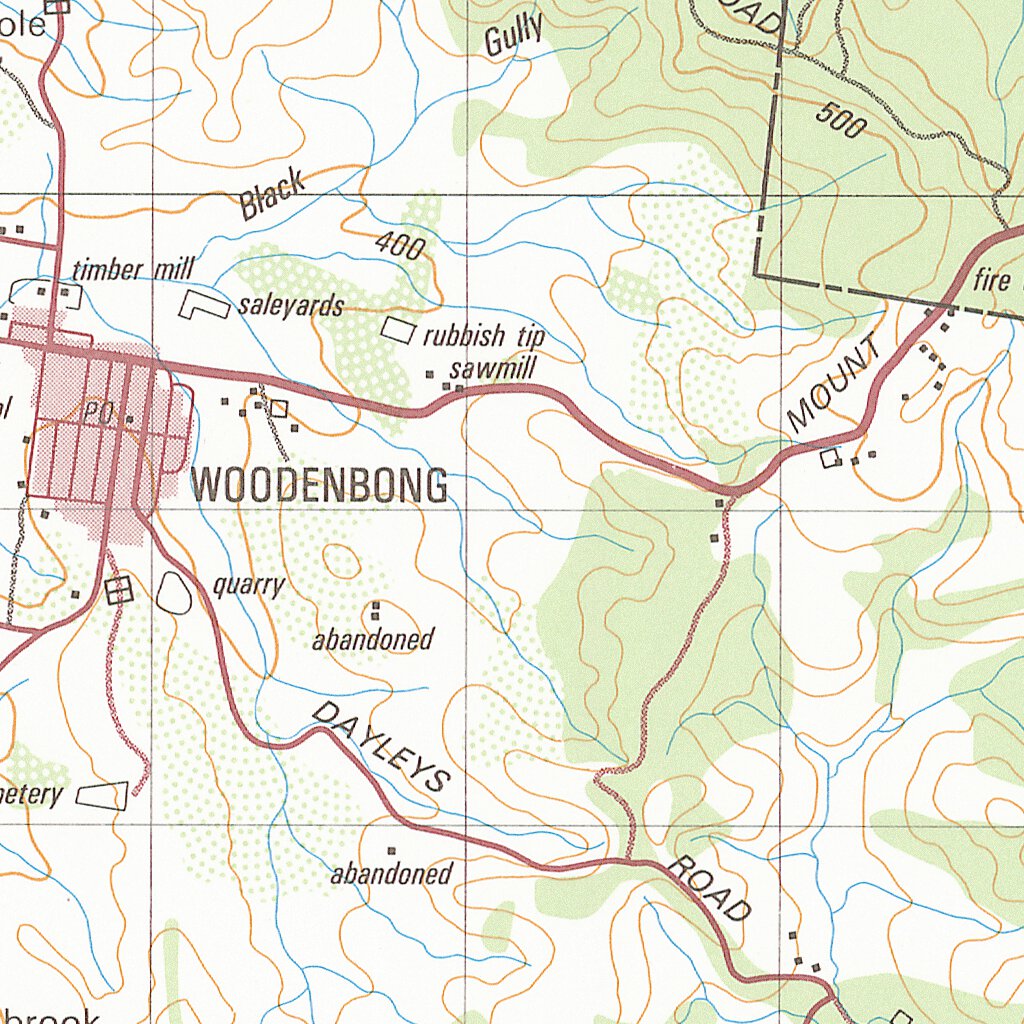 Woodenbong (9441-3) Map by Geoscience Australia | Avenza Maps