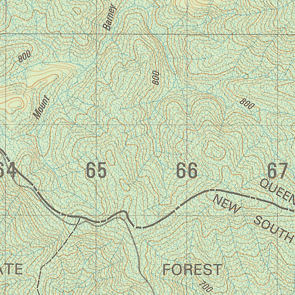 Woodenbong (9441-3) Map by Geoscience Australia | Avenza Maps
