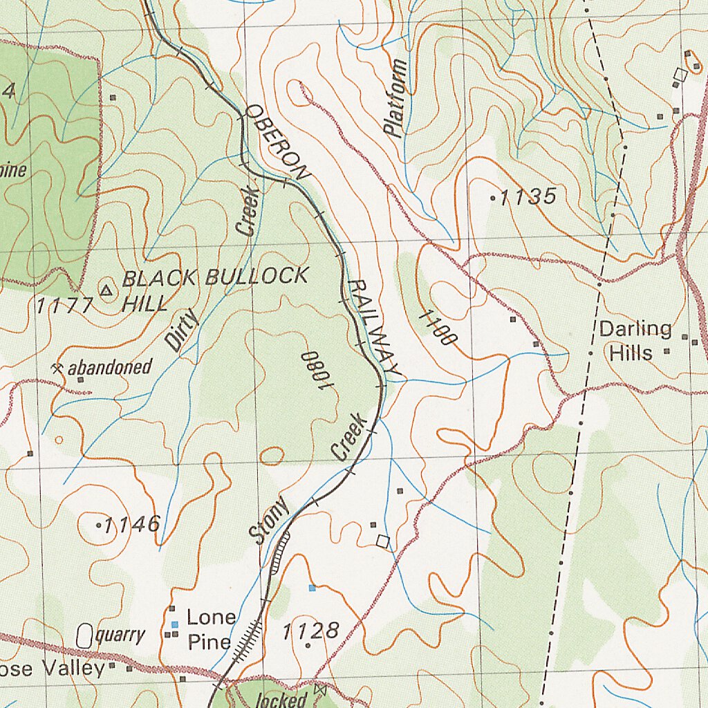 Oberon (8830-1) Map by Geoscience Australia | Avenza Maps