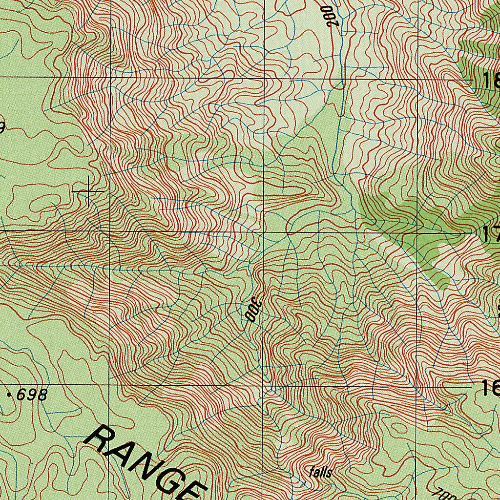 Mount Fox (8060-2) Map by Geoscience Australia | Avenza Maps