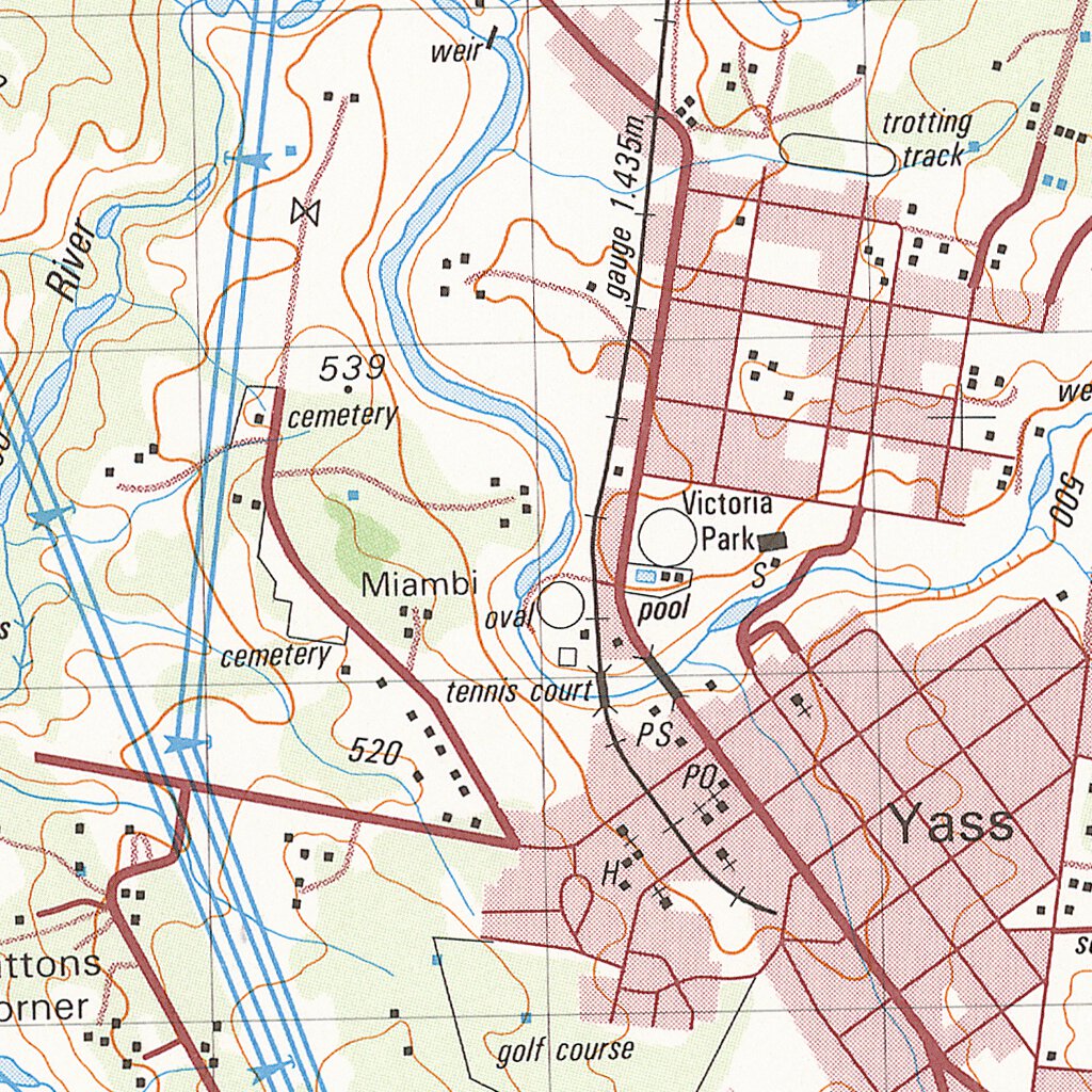 Yass (8628-2) Map by Geoscience Australia | Avenza Maps