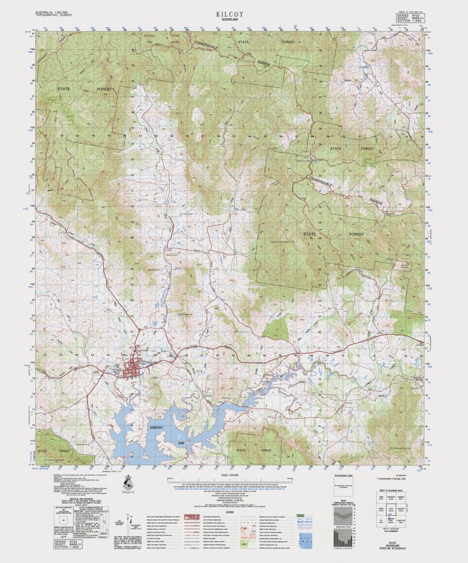 Kilcoy (9444-3) Map by Geoscience Australia | Avenza Maps