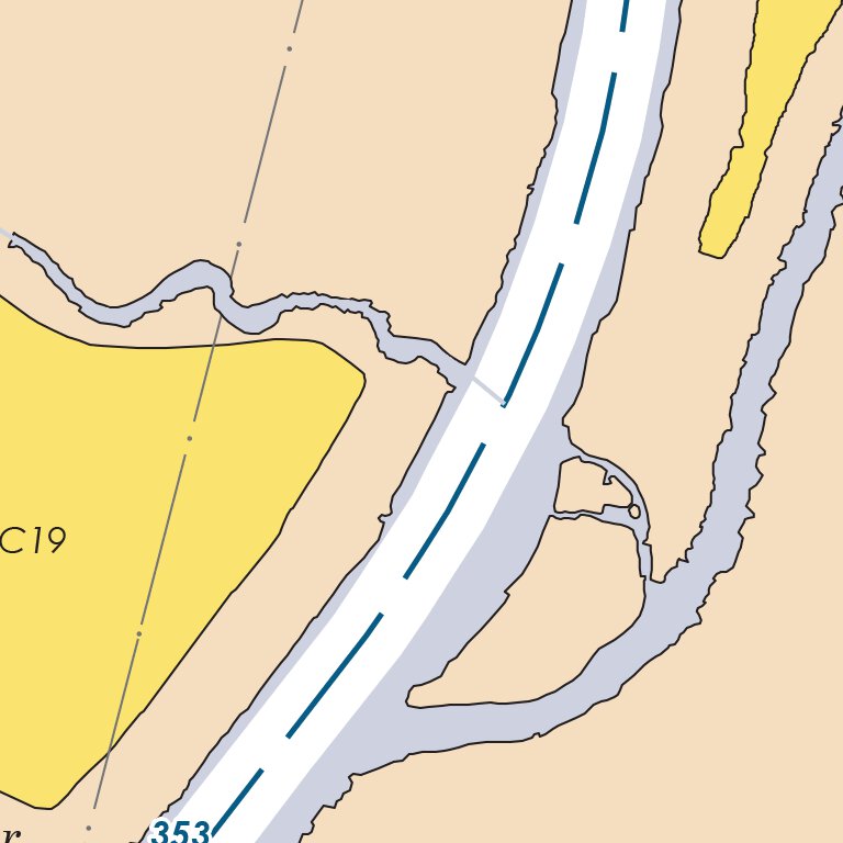 Tennessee-Tombigbee Waterway Chart 25: Historic Miles 352-356 Map by US ...