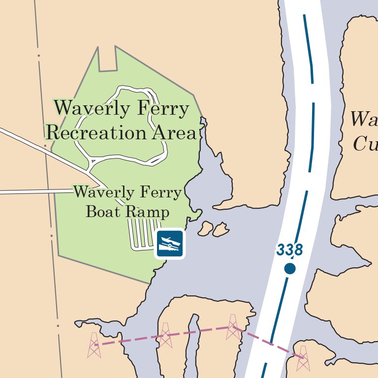 Tennessee-Tombigbee Waterway Chart 29: Historic Miles 336-339 Map by US ...