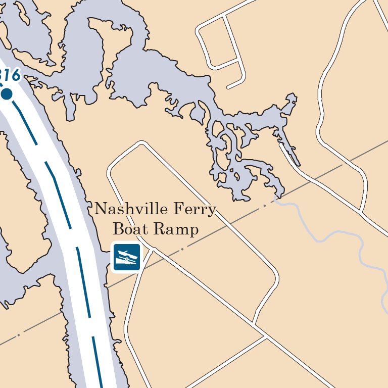 Tennessee-Tombigbee Waterway Chart 34: Historic Miles 315-318 Map by US ...