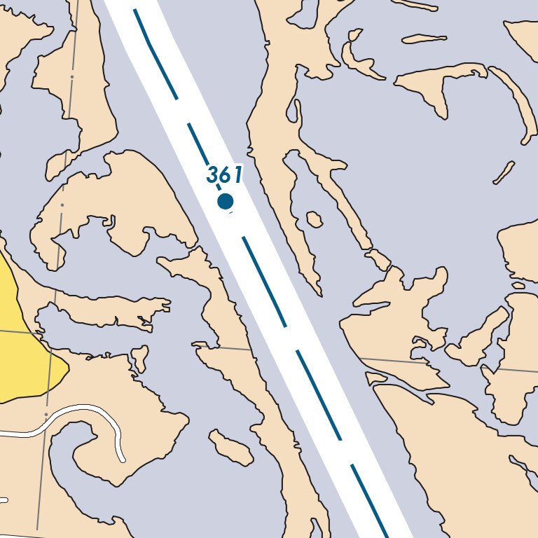 Tennessee-Tombigbee Waterway Chart 23: Historic Miles 360-364 Map by US ...